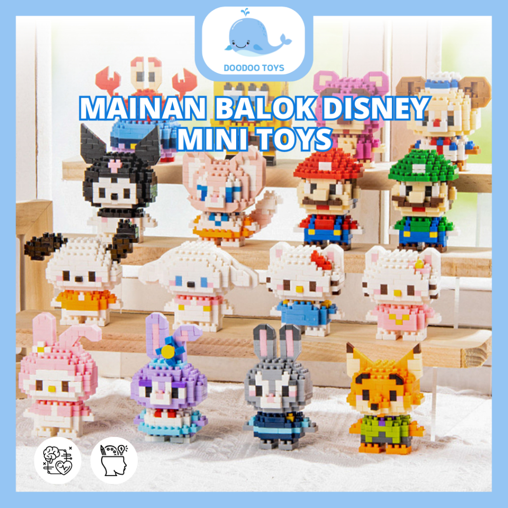 Jual Mainan Balok Disney Mini Toys - Nano Block Model Karakter Kartun ...