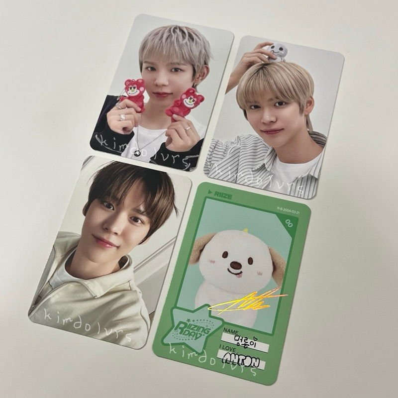 Jual riize trading card pc shotaro sungchan eunseok anton | Shopee ...