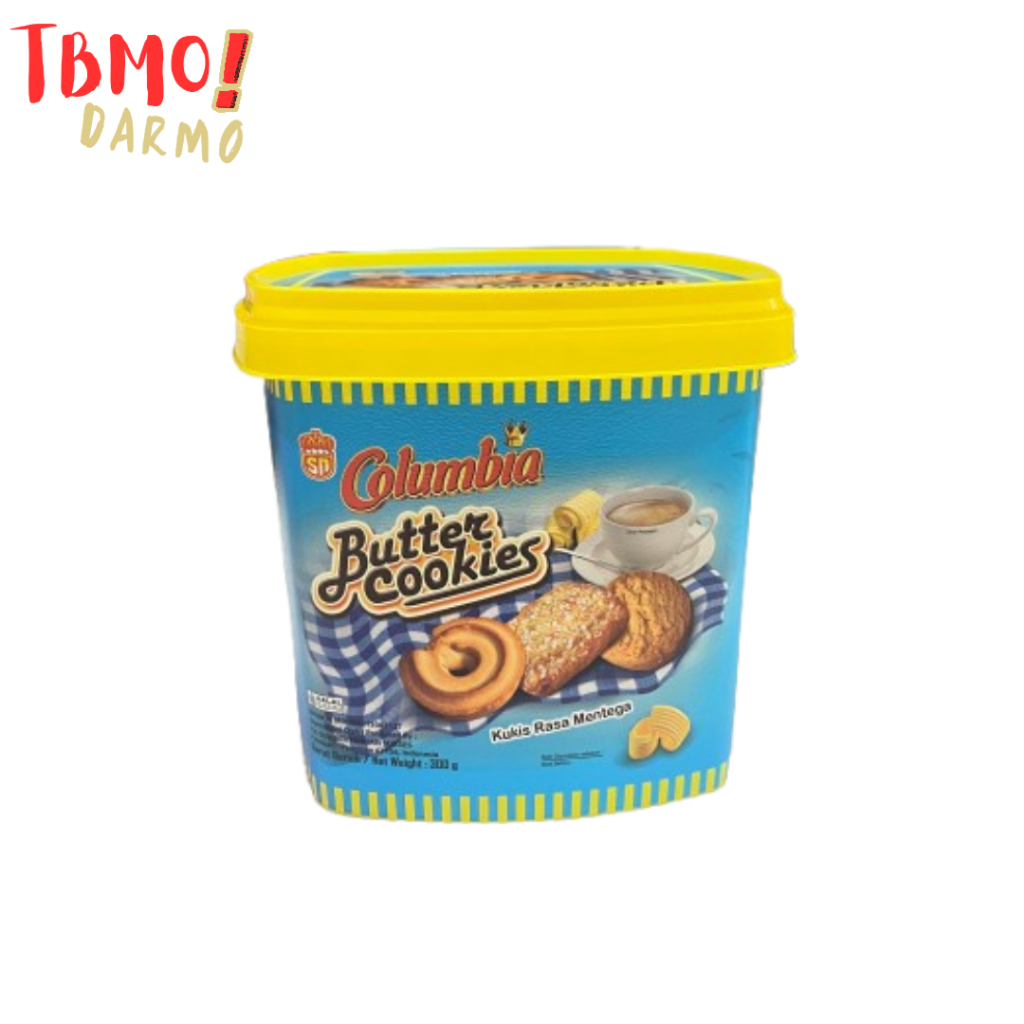 Jual TBMODARMO KUKIS RASA MENTEGA COLUMBIA BUTTER COOKIES SEGI 300GR ...