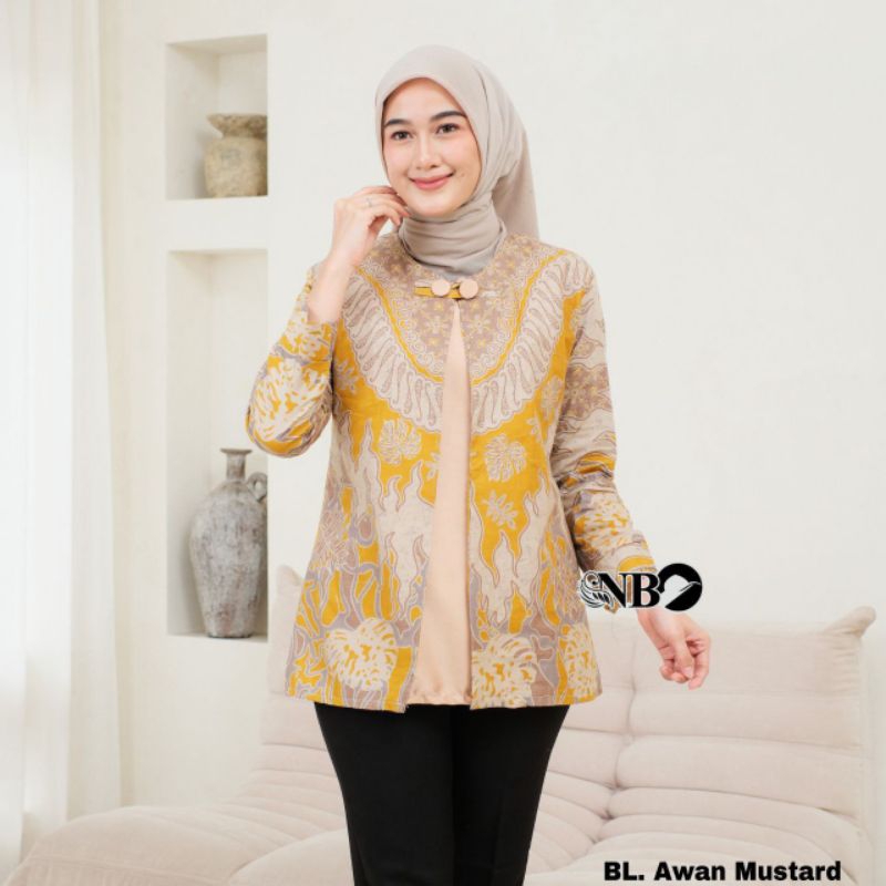 Jual Batik Wanita Modern Terbaru 2025 Baju Batik Wanita Kerja Kantor ...