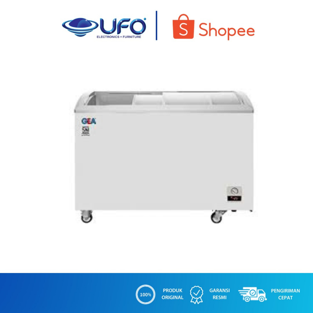 Jual GEA SLIDING CURVE FREEZER 213 LITER SD213 | Shopee Indonesia