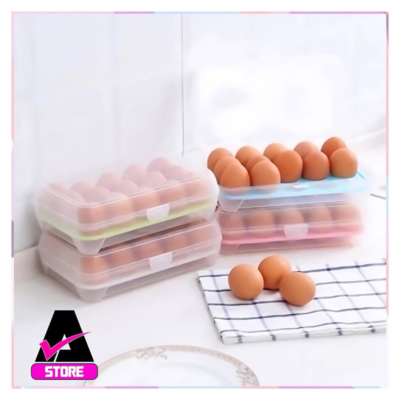 Jual TEMPAT SAJA / TEMPAT TELUR 15 RUANG PLASTIK / BOX TELUR | Shopee ...
