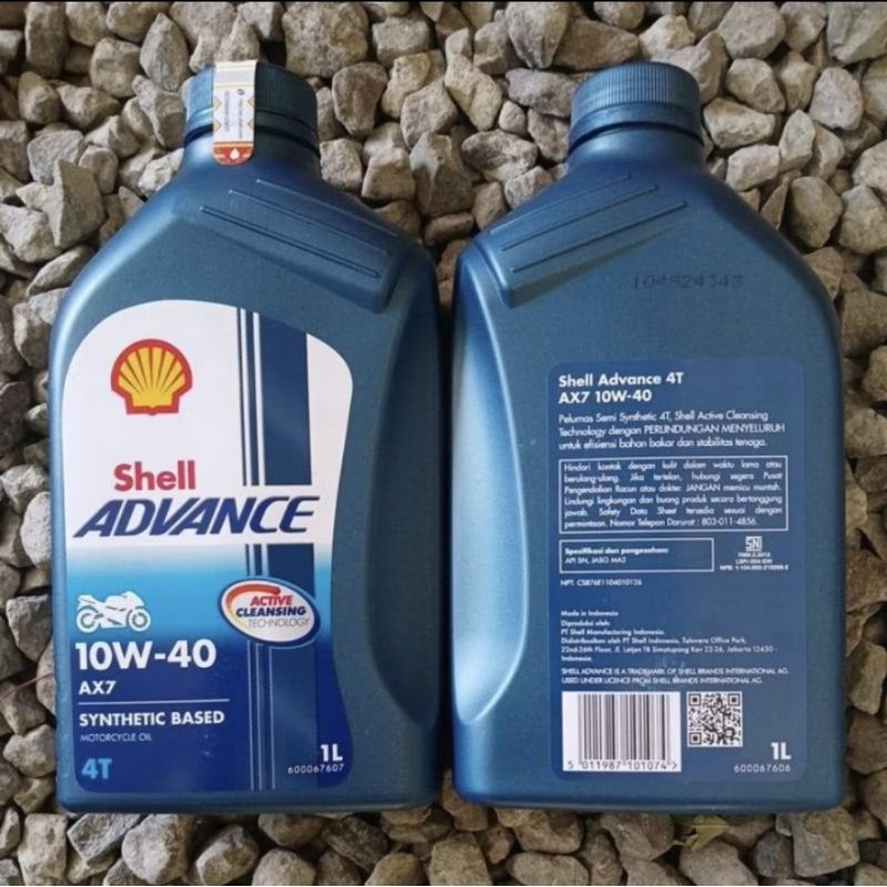Jual Shell Advance Synthetic Motor Oil 10W-40 AX7 4T | Shopee Indonesia