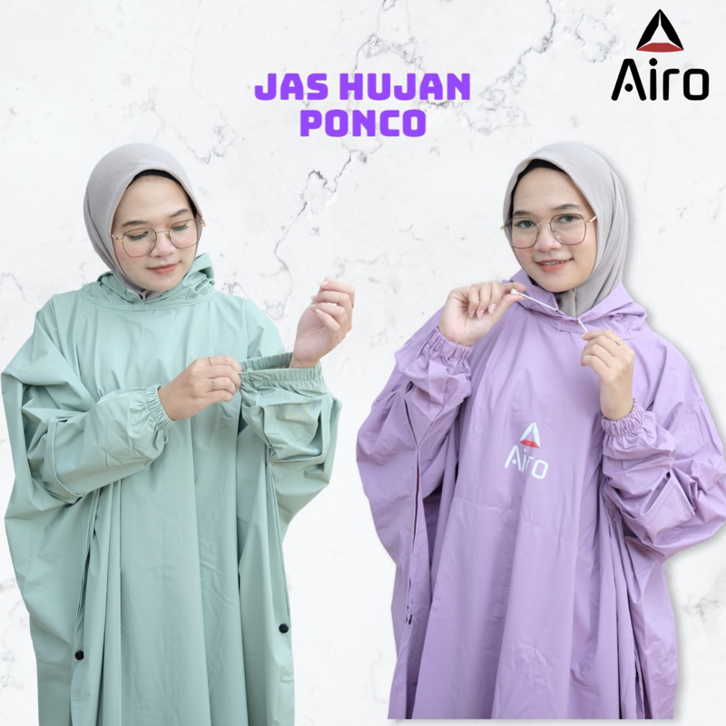 Jual JAS HUJAN PONCO LENGAN Kelelawar Jumbo Pria Wanita Dewasa Tebal Terlaris Bahan PVC 025 Anti ...