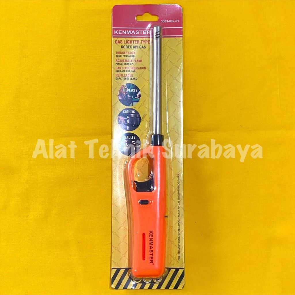 Jual GAS LIGHTER KENMASTER TYPE A D / KOREK API GAS TIPE A D / ALAT ...
