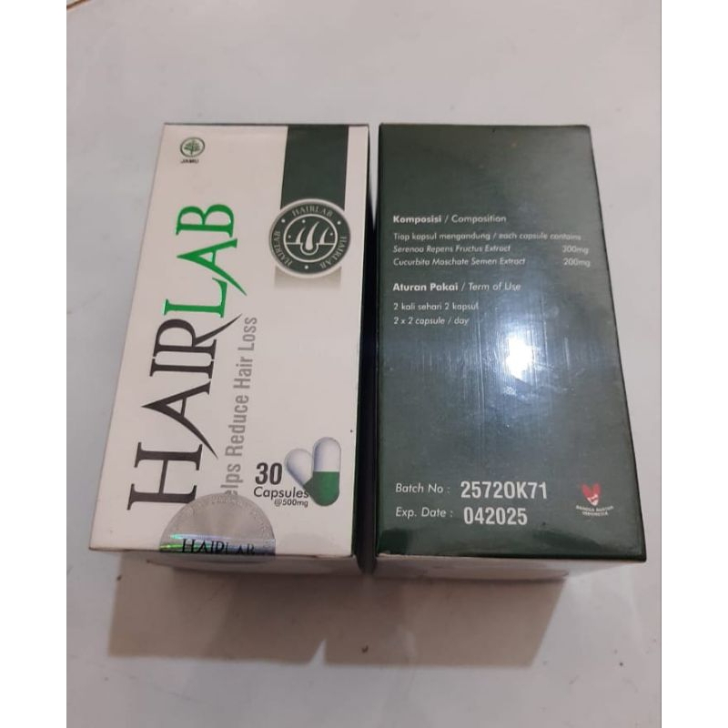 Jual Hairlab Asli Original Penumbuh Pemanjang Rambut Alami BPOM | Shopee Indonesia