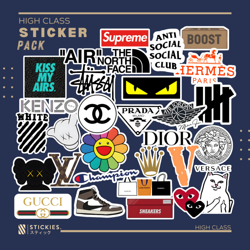 Jual Stiker/Sticker Pack "HIGH CLASS" | High Quality | Vinyl | Murah ...