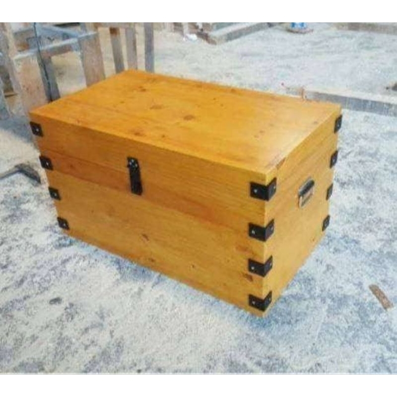 Jual box kotak kayu jati asli penyimpanan barang | Shopee Indonesia