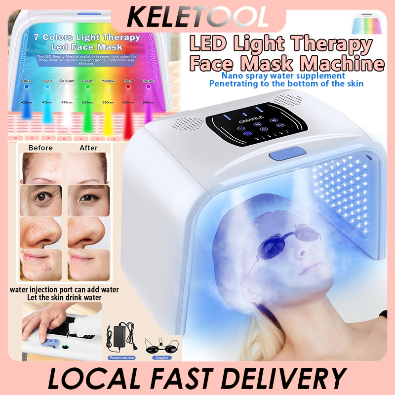 Jual MASKER LED 7 Warna Lampu Masker LED PDT Mesin Peremajaan Kulit ...