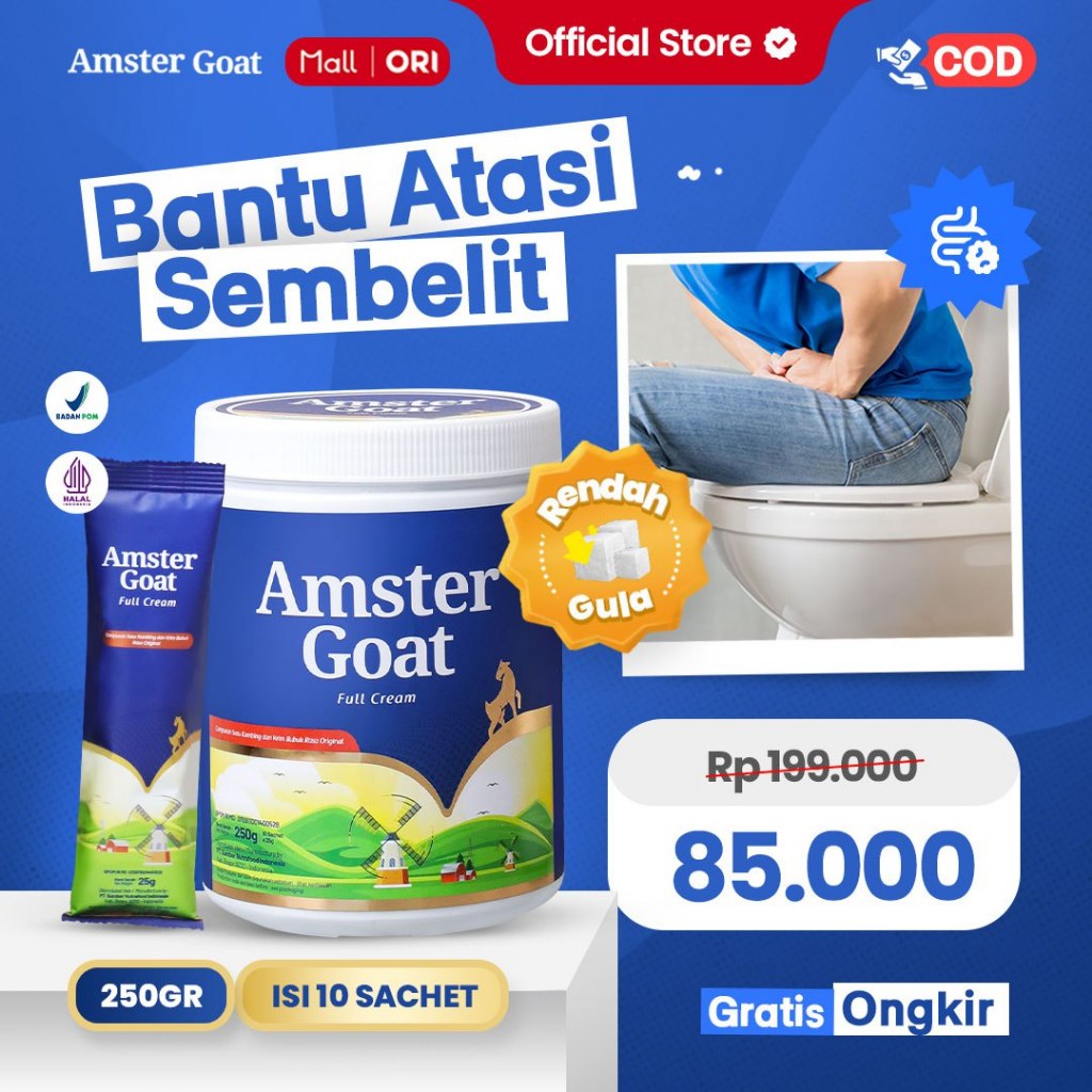 Jual AMSTER GOAT - Susu Kambing Solusi Mengatasi Sembelit 250gr ...