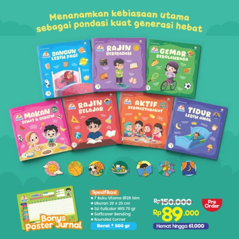 Jual PRE ORDER 7 Kebiasaan Anak Hebat. Ziyad | Shopee Indonesia