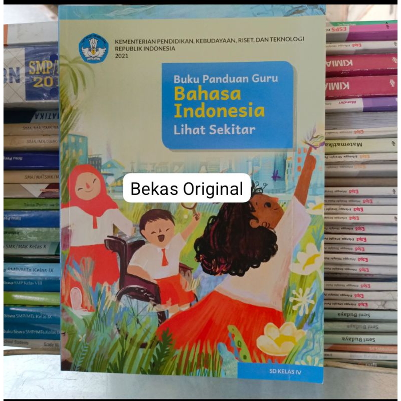Jual Buku Panduan Guru Bahasa Indonesia SD Kelas 4 IV Penerbit Kemendikbud thn 2021 | Shopee ...