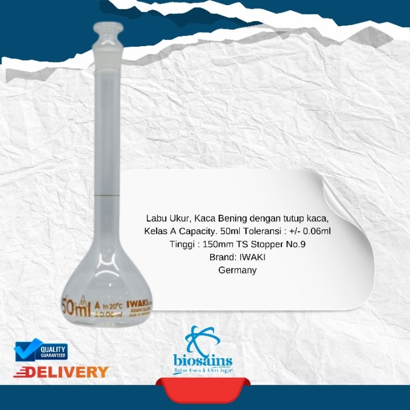 Jual Labu Takar 5, 10, 25, 50 dan 100 ML - Iwaki | Shopee Indonesia