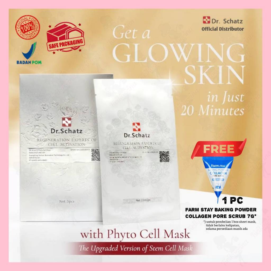 Jual Dr Schatz NEW Stemcell Mask / Phyto Cell Mask / Apple Stem Cell Mask | Shopee Indonesia