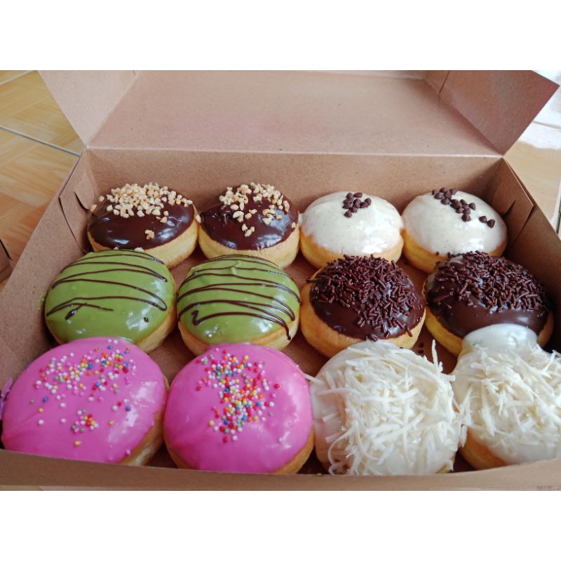 Jual DONAT GEMBUL 1 BOX ISI 12 | Shopee Indonesia