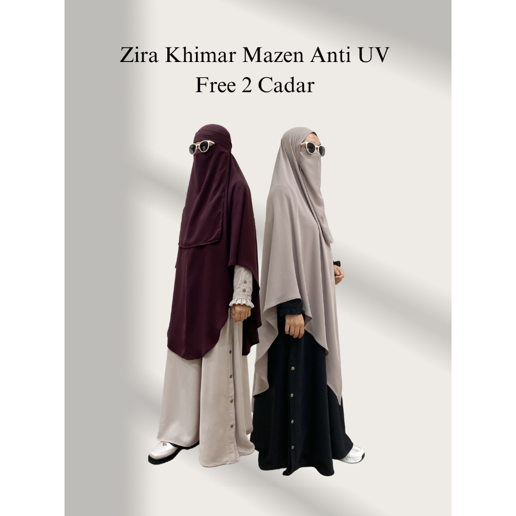 Jual ZIRA KHIMAR NON PAD BASIC KAIN MAZEN ANTI UV BY SULTAN 2 JEJAK ...