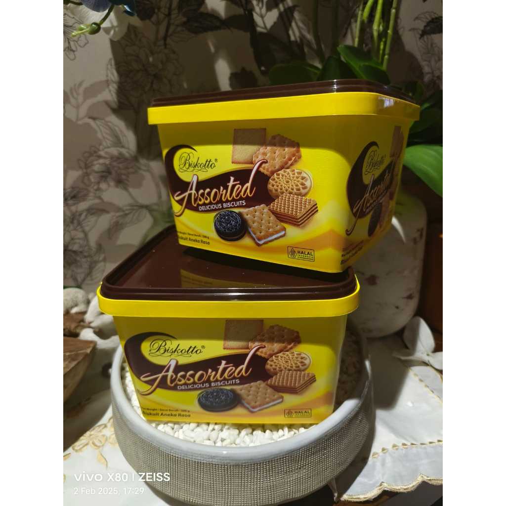 Jual Biskitop Assorted Delicious Biscuit 500gr Box PVC/ Biskuit Lebaran ...