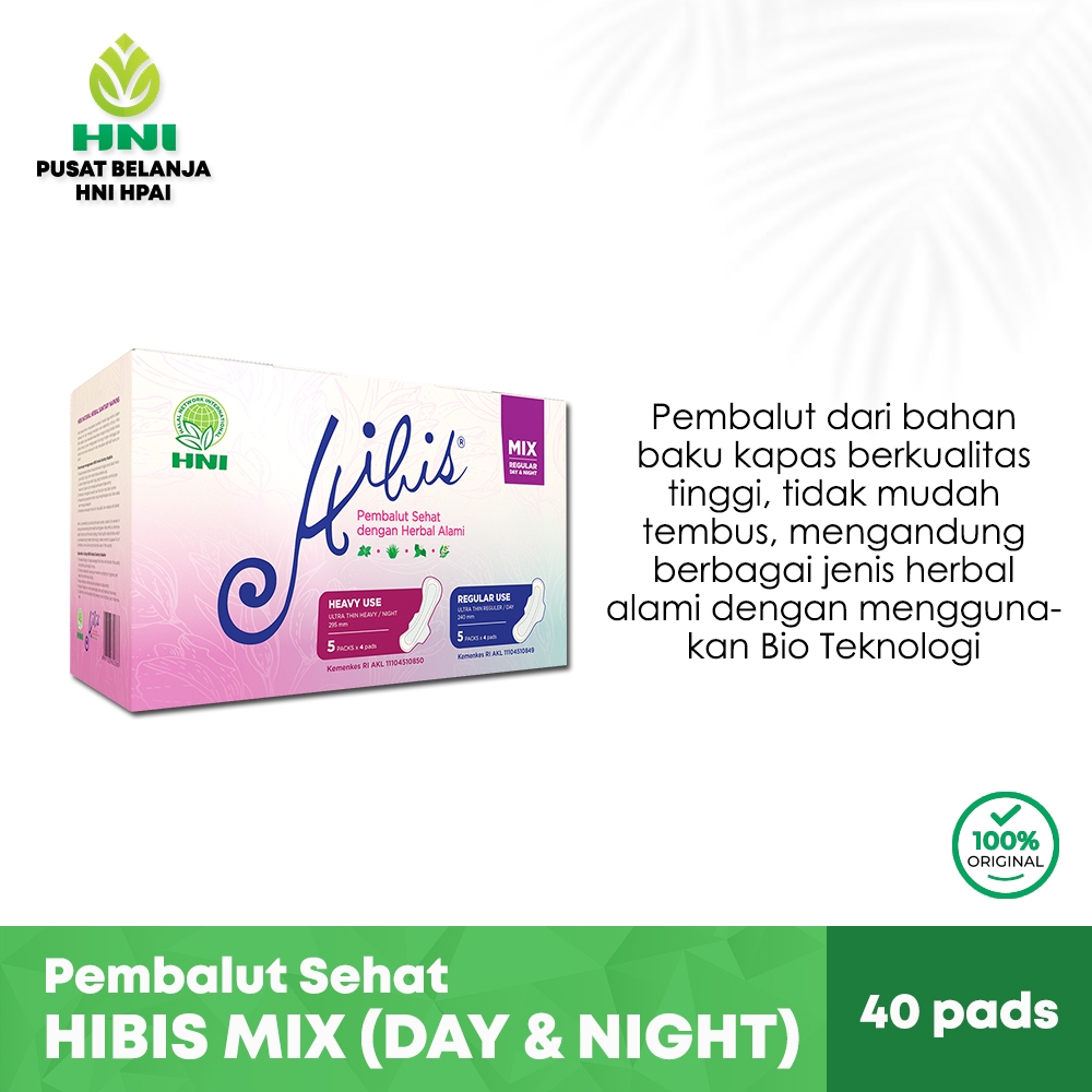 Jual HNI Hibis Mix Pembalut Siang dan Malam Isi 10 Pack Campur Regular and Heavy Use | Shopee ...