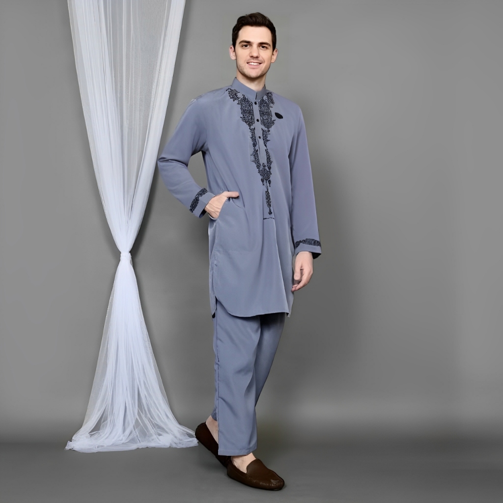 Jual DSTORE - Setelan Gamis Pakistan Pria Dewasa model polos Terbaru ...