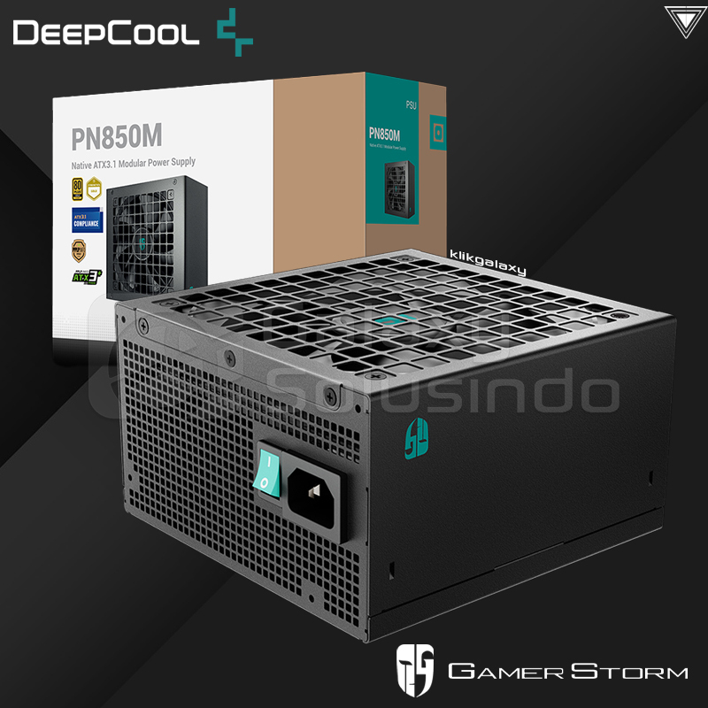 Jual DeepCool PN850M 850Watt 80 Plus Gold Full Modullar Power Supply ...