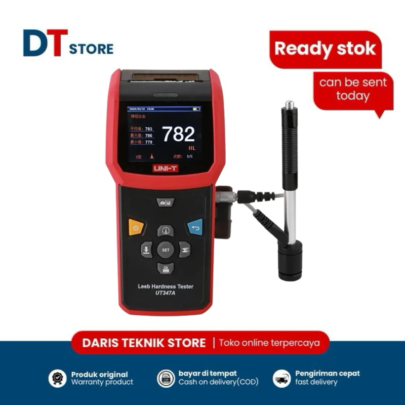 Jual Metal Hardness Gauge Aluminum Copper Steel UNI-T Leeb Tester UT ...