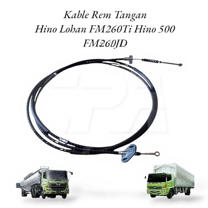 Jual Kabel rem tangan hand brake cable Hino 500 Lohan FG235Ti FM260Ti ...