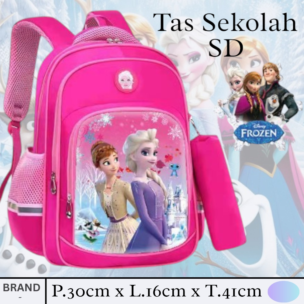 Jual NEW TAS RANSEL ANAK SEKOLAH IMPORT SD 00250 TAS FROZEN | Shopee Indonesia