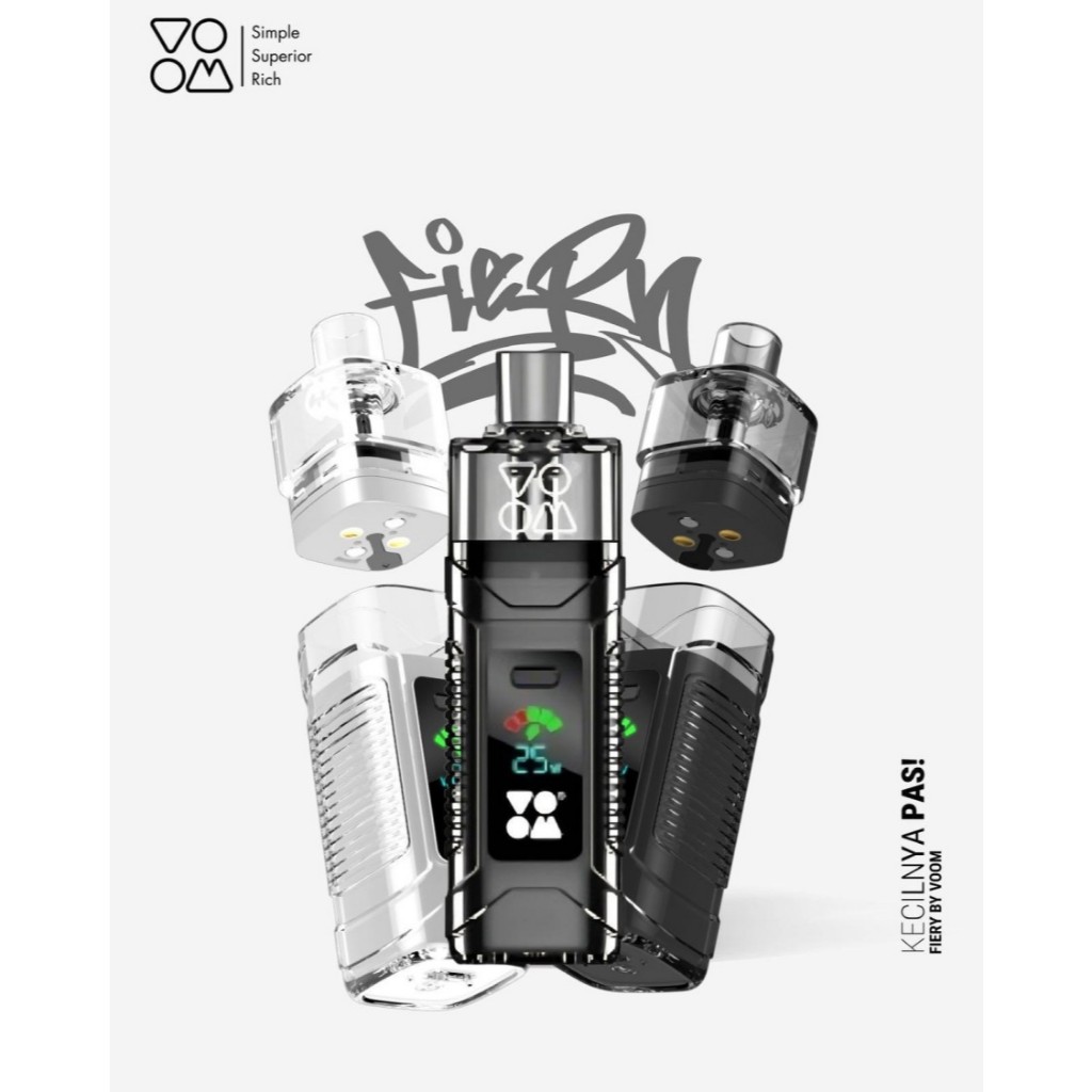 Jual VOOM FIERY Pod Kit With Mesh Coil for Freebase REGULAR Version by ...