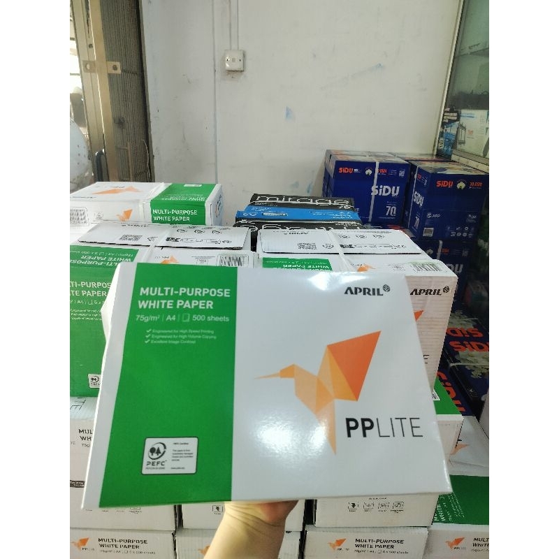 Jual Kertas Hvs Pplite A4 75 Gsm ( 1 Rim isi 500 Lembar) | Shopee Indonesia