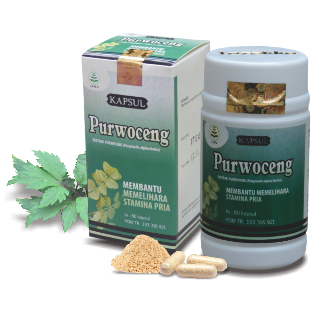 Jual TAZAKKA Purwoceng Ekstrak Herbal Stamina Pria Tahan Lama 60 Kapsul ...