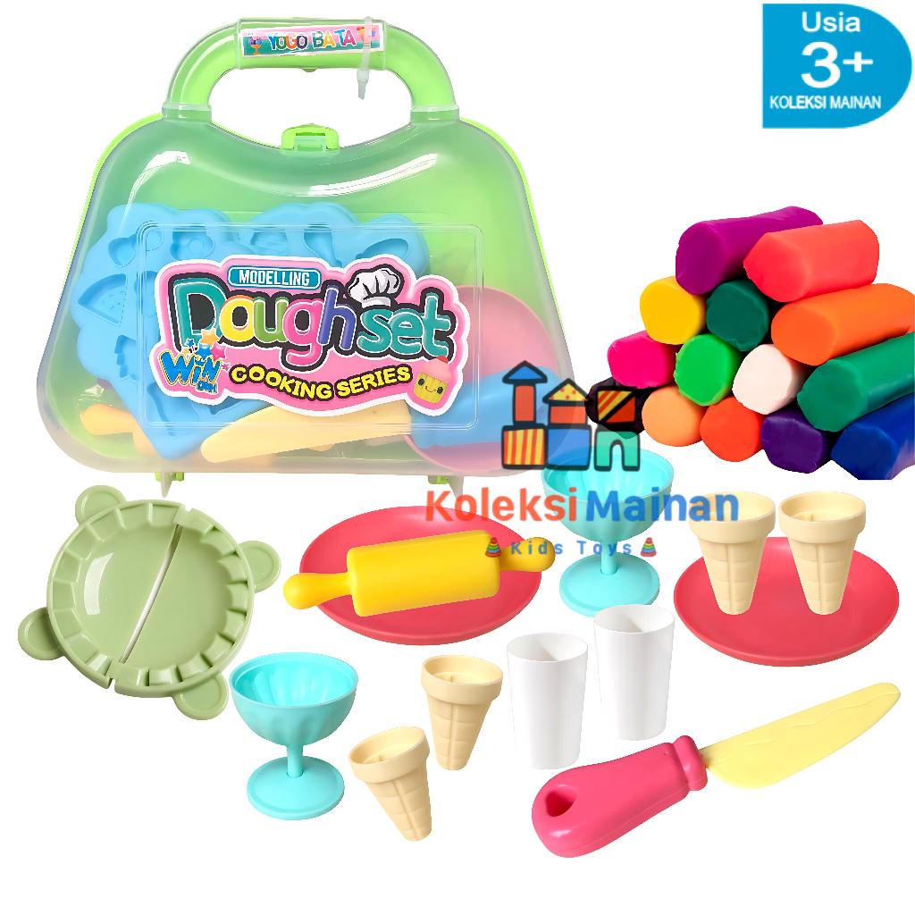 Jual Mainan Lilin Plastisin Edukasi Anak Play Fun Doh Cetakan Masak ...