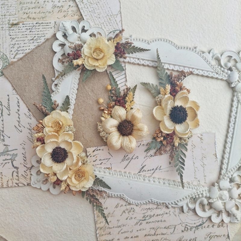 Jual Rangkaian bunga mahar rustic bahan kerajinan BR | Shopee Indonesia