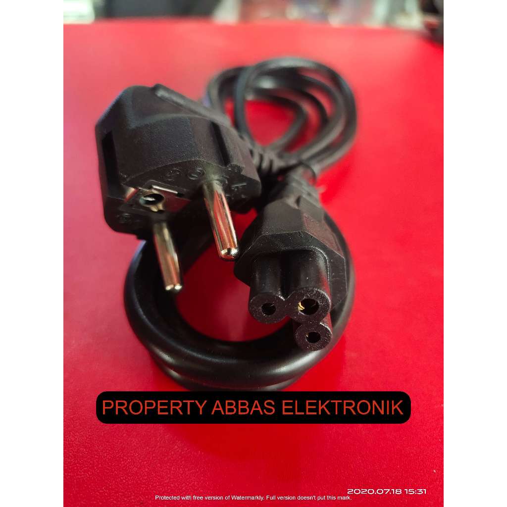 Jual KABEL POWER AC CORD LISTRIK 3 PIN MICKEY MOUSE KABEL POWER ADAPTOR ...