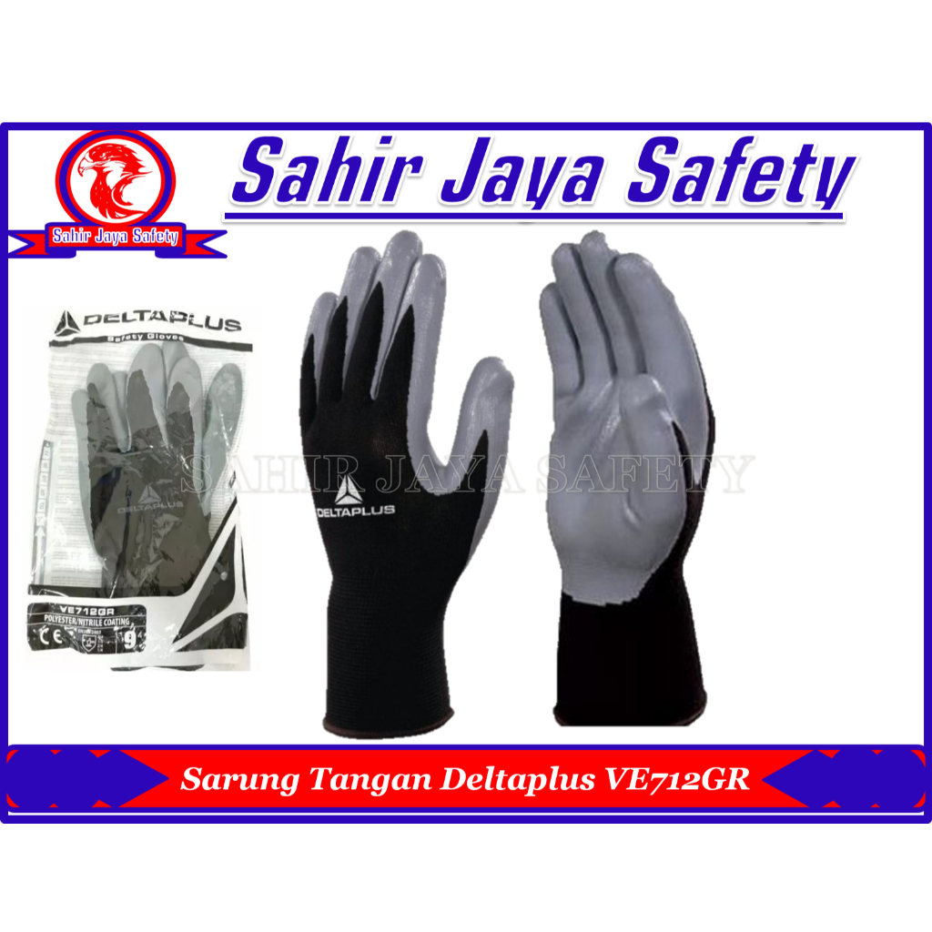 Jual SARUNG TANGAN SAFETY DELTAPLUS VE712GR ORIGINAL HARGA PERPASANG ...