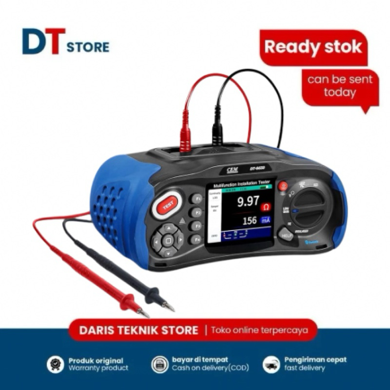 Jual CEM DT-6650 Multifunction Installation Tester with insulation ...