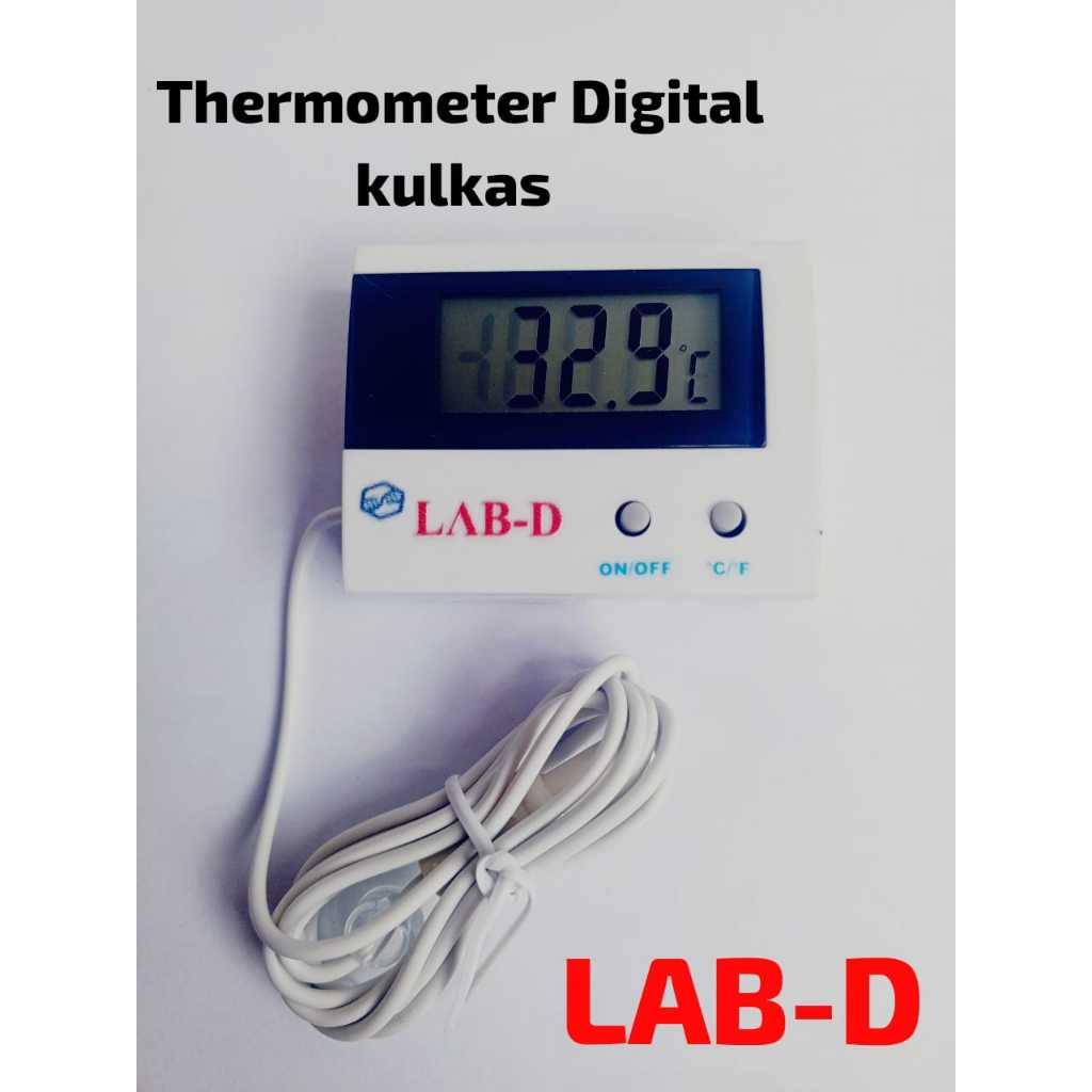 Jual Thermometer Digital Kulkas Freezer Lemari Obat LAB-D ST-1A ...