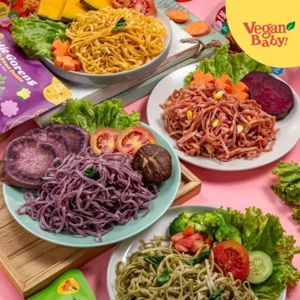 Jual Vegan Baby Mie Goreng Instant (Bayam Wortel Bit Ube) Veggie Noodle ...