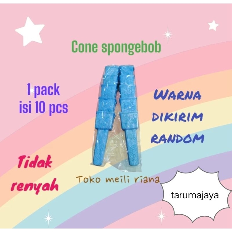 Jual cone Spongebob cone karakter Kon ice cream cone ice cream contong ...