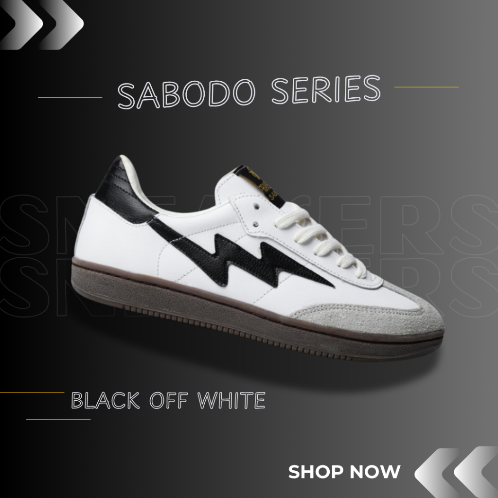 Jual Prayerkids Sepatu Sneakers Keren Sabodo Series - Black Off White ...