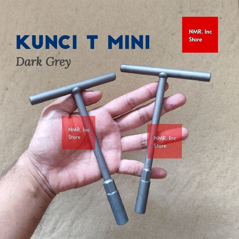 Jual Kunci T Mini Pendek CR-V 8 10 mm T8 T10, Phosphating Dark Grey ...