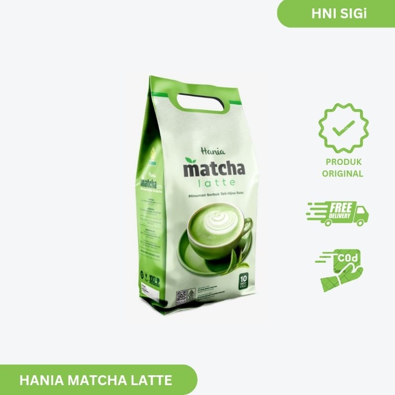 Jual Hania Matcha Latte isi 10 sachets @29g | Shopee Indonesia