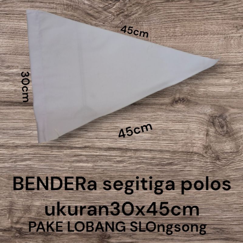 Jual Bendera segitiga / Bendera polos / Bendera custom sablon j ...