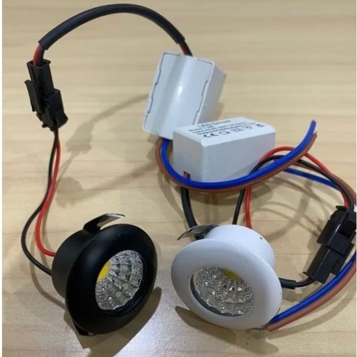 Jual Yamasaki lampu LED mini downlight R001 spotlight 1w lampu sorot dekorasi R 001 1watt 1 watt ...