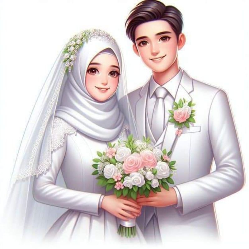 Jual TOPPER WEDDING MUSLIM UKURAN JUMBO | Shopee Indonesia