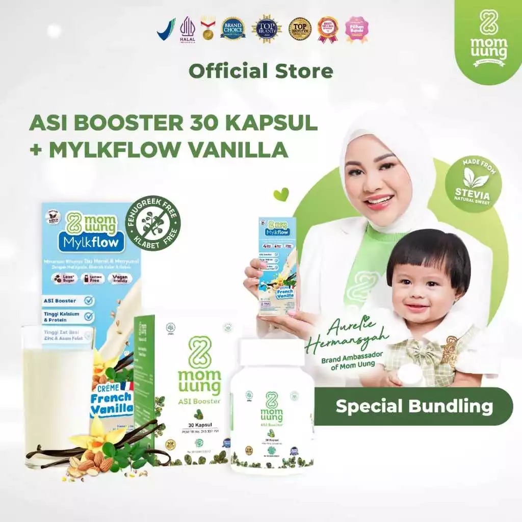 Jual MOM UUNG BOOSTER ASI isi 30 kapsul & 60 kapsul (BPOM) 100% ...