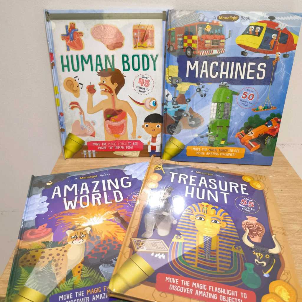 Jual Moonlight Human Body Magic Torch Book/ Machines/ Amazing World ...