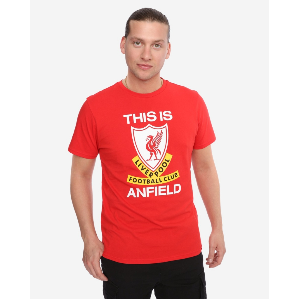 Jual Liverpool FC Adults This Is Anfield Red Tee Men - Official LFC T ...
