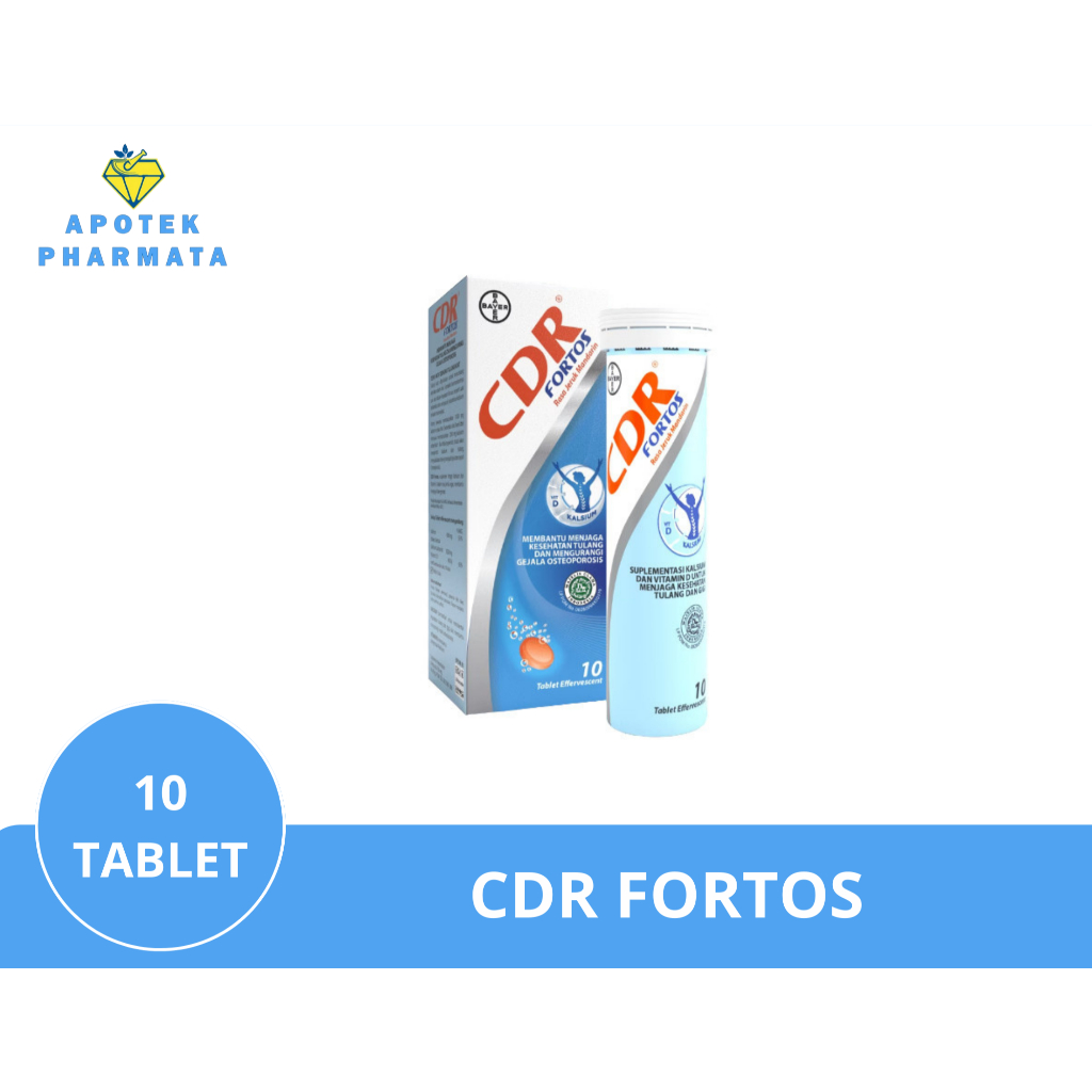 Jual CDR Fortos isi 10 Tablet Effervescent | Shopee Indonesia