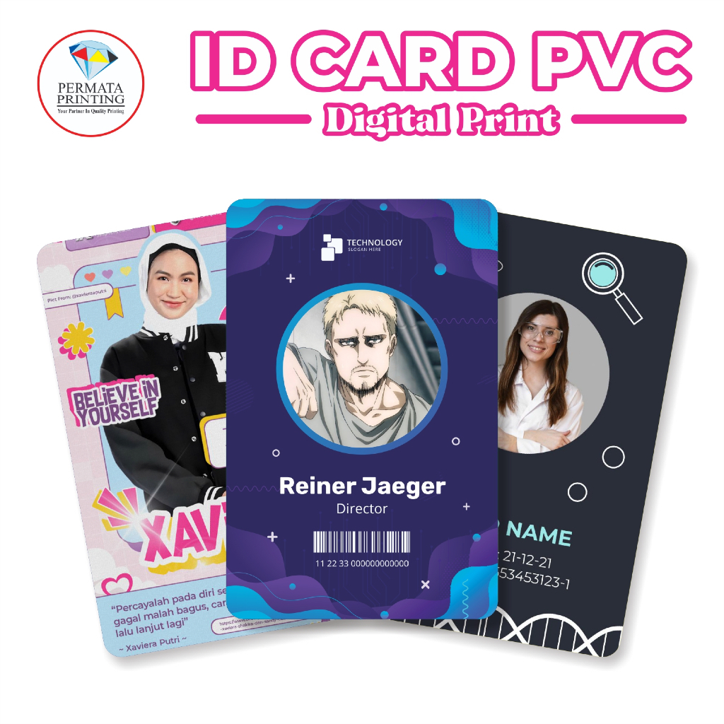 Jual CETAK ID CARD PVC PREMIUM | KARTU MAMBER | Shopee Indonesia