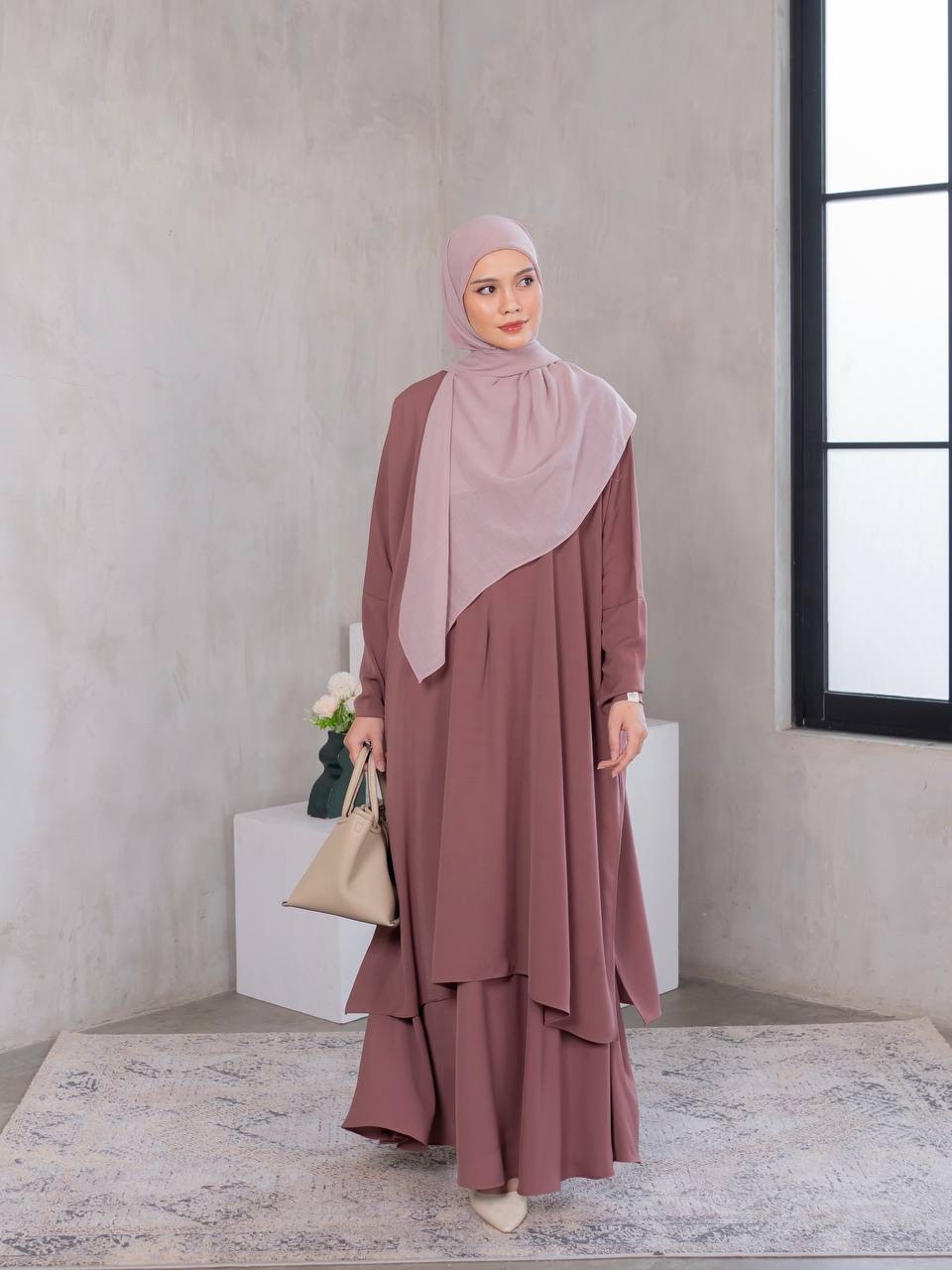 Jual Azmiza - Noir Tunik ( Tunik Oversize Up To Jumbo Size Bahan Sahara ...